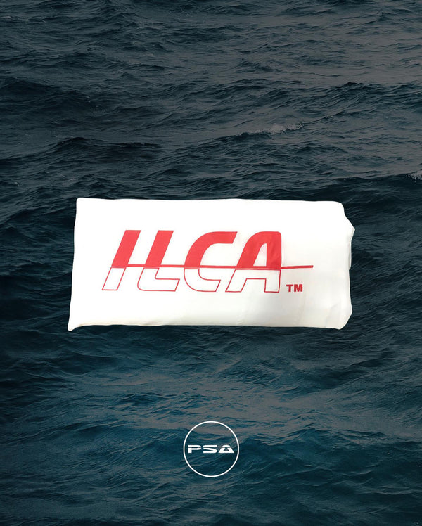 ILCA 7 Folded Sail Bag - White - Performance Sailcraft Europe