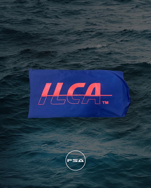 ILCA 6 Folded Sail Bag - Blue - Performance Sailcraft Europe