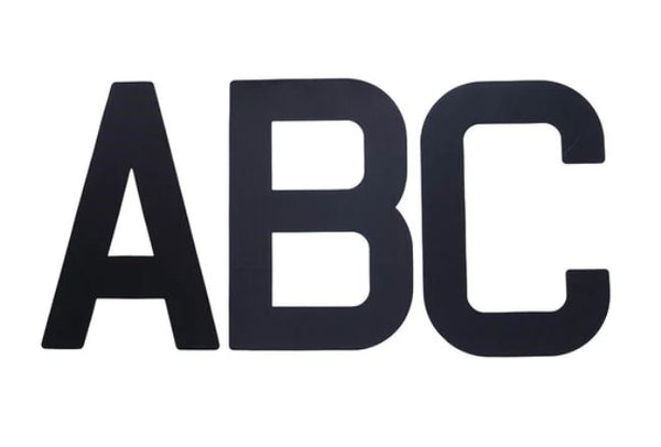 ILCA 6 & ILCA 7 National Sail Letters 12" (305mm) - Black - Performance ...